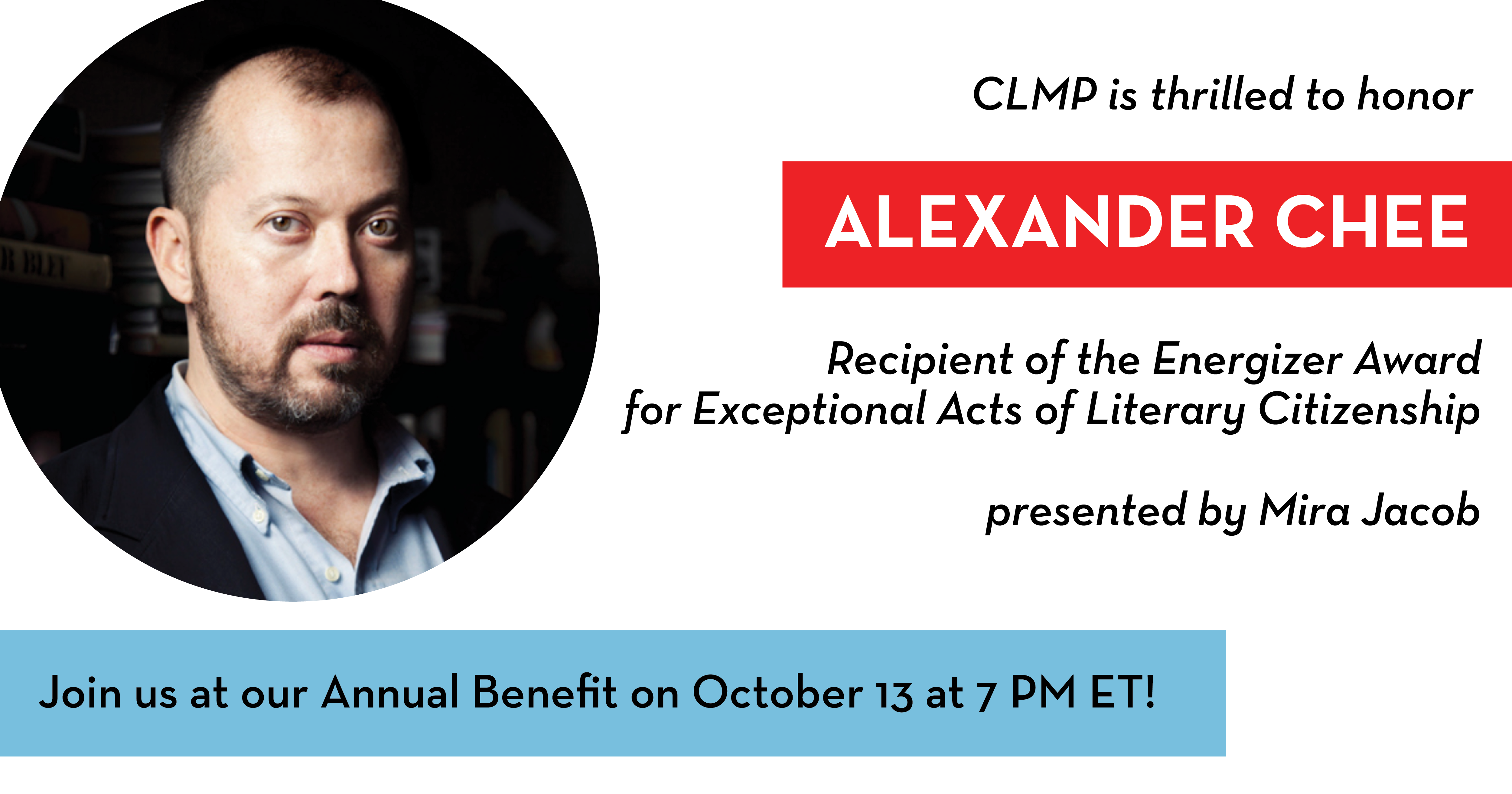 Award Spotlight: Alexander Chee - Community of Literary Magazines and ...