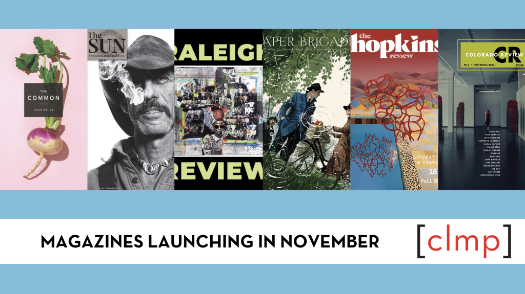 November 2023 Roundup of Member Magazines - Community of Literary Magazines and Presses